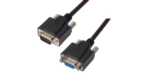 Csmnb9mf 15 L Com Male Db9 To Female Db9 Serial Cable 5ft Pvc Csm Series Rs