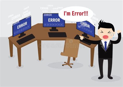 Businessman Concept Stock Vector Illustration Of Failure 52193785