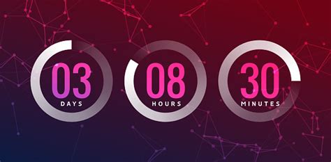 time countdown clock timer circle number stopwatch vector count counter