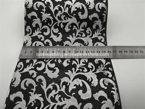 Custom Various Shape And Patters Fold Over Elastic Wholesale Silver