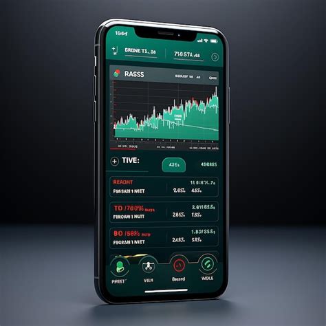Premium Photo Mobile App Design Of Finance Stock Trading App Design Professional Theme With