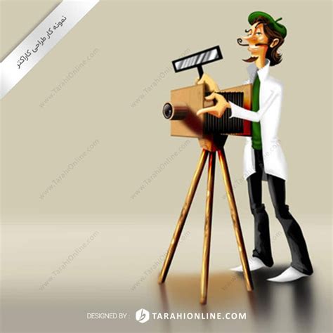 طراحی کاراکتر عکاس باشی Movie Posters Portfolio Movies