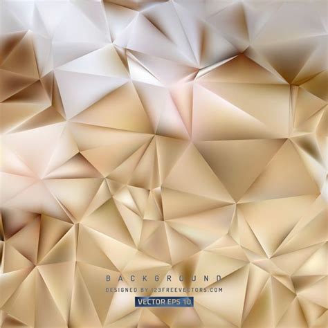 Abstract Light Brown Low Poly Background Free Vector Backgrounds