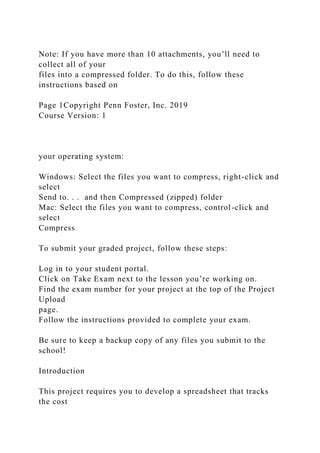 Computer Applications Microsoft Excel2016 Graded Project Docx