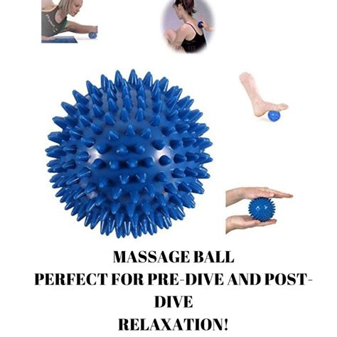 Spiky Ball Massage Trigger Point Hand Exercise Stress Relief Freediving
