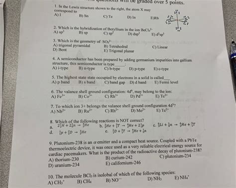 Solved Quustions Wll Be Graded Over 5 Points 1 In The