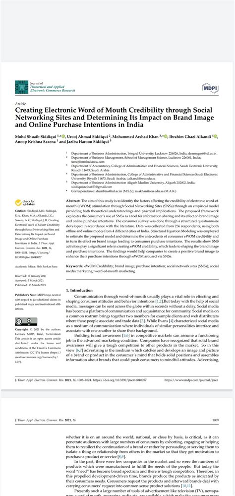 Dr Mohd Shuaib Siddiqui On Linkedin Alhamdulillah My New Article Has