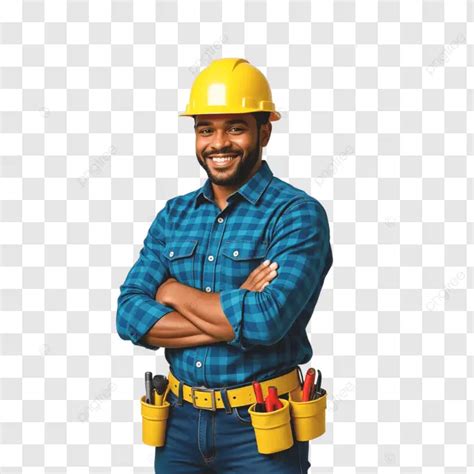 African American Construction Worker Clip Art
