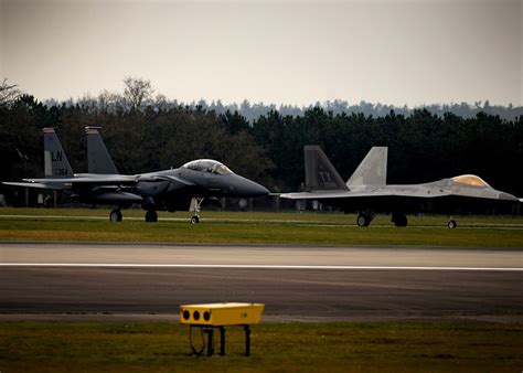 Tyndall F 22 Raptors Return To Europe Fighter Sweep