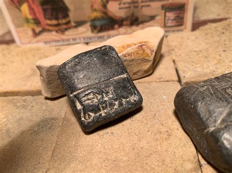 Sumerian Cuneiform Writing Tablets Replica Set Ancient Writing Of