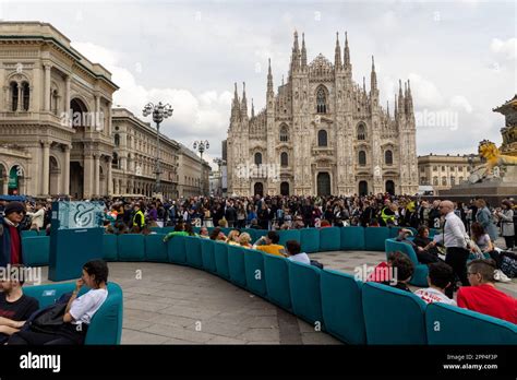 Milan Italy 22nd 22nd April 2023 Fuorisalone Milan Design Week A