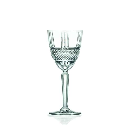 Rcr Brillante Crystal White Wine Glass 230ml Set Of 6 E Shop Direct