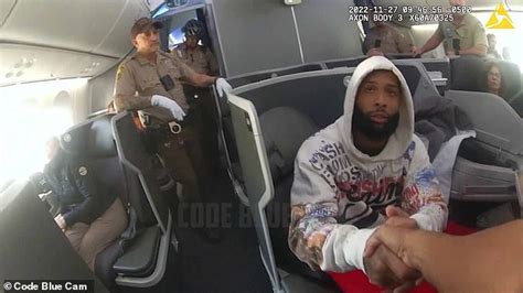 Odell Beckham Jr Seen Being Removed From November Flight In New