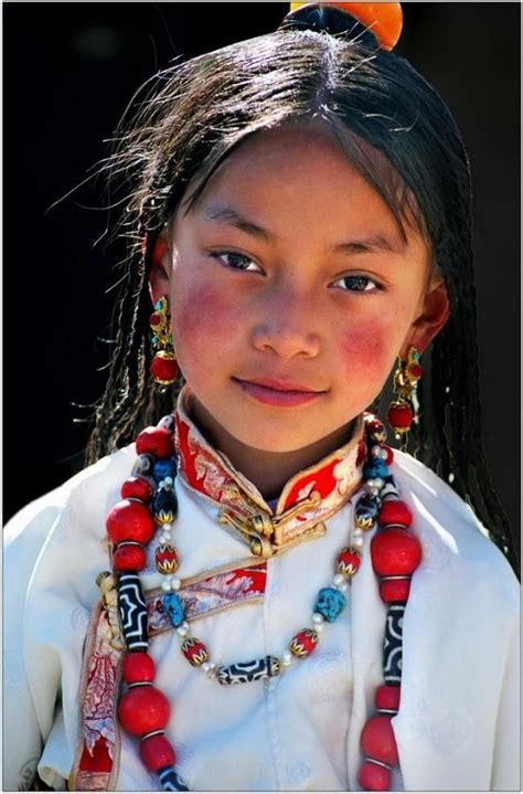 Tibetan Girl 美しい子供たち モデル 写真 肖像