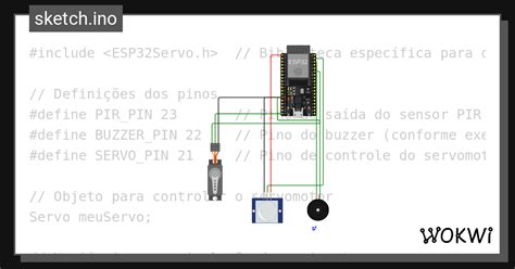 Pir Wokwi Esp Stm Arduino Simulator