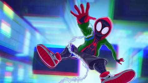 Spiderman Into The Spider Verse Movie Artworks 2018 Wallpaperhd Superheroes Wallpapers4k