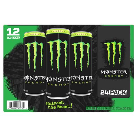 Monster Energy Drink Original 12 Fl Oz 24 Count Costco