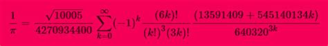the chudnovsky formula 22 4 trillion digits of pi