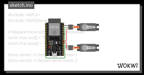Iot Sevo Wokwi Esp32 Stm32 Arduino Simulator