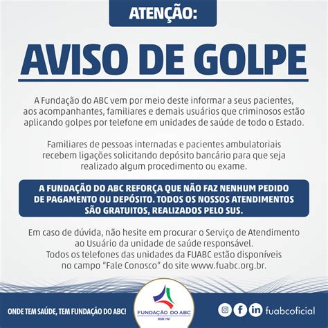 AtenÇÃo Aviso De Golpe