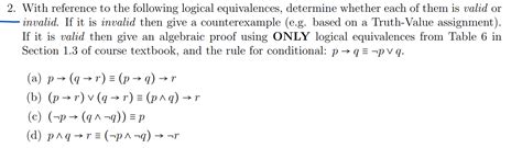 Solved With Reference To The Following Logical Chegg
