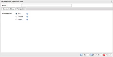 Stop Activity Casewhere Docs