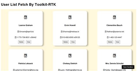 Redux Rtk Codesandbox