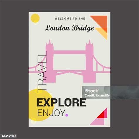 오신 것을 환영 합니다 런던 브리지 영국 탐험 여행 즐길 포스터 템플릿 강에 대한 스톡 벡터 아트 및 기타 이미지 강 건축 관광 Istock