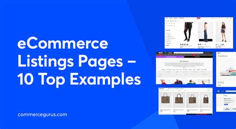 Ecommerce Listings Pages We Look At 10 Top Examples