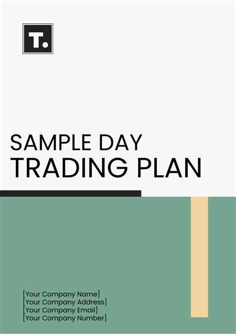 Free Sample Day Trading Plan Template To Edit Online
