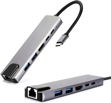 HUB USB C HDMI XUSB RJ LAN PD MacBook M ADAPTER W Thunderbolt Sklep Opinie Cena