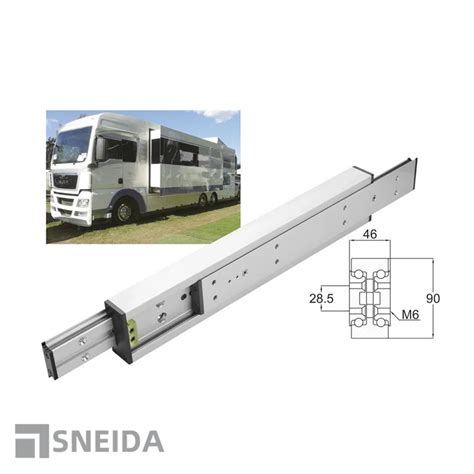 Sneida Aluminum Drawer Slides 2100 Lbs For Vans