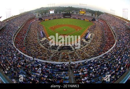 General View Of Dodger Stadium Sellout Crowd Of 55868 The Second