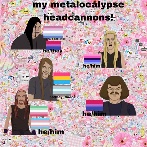 Heres My Metalocalypse Headcannons Metalocalypse Cute Drawings Fun