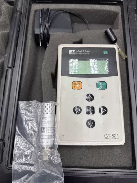 Met One Instruments Gt 521 Portable Particle Counter W G3120 Temp Sensor 380 00 Picclick Ca