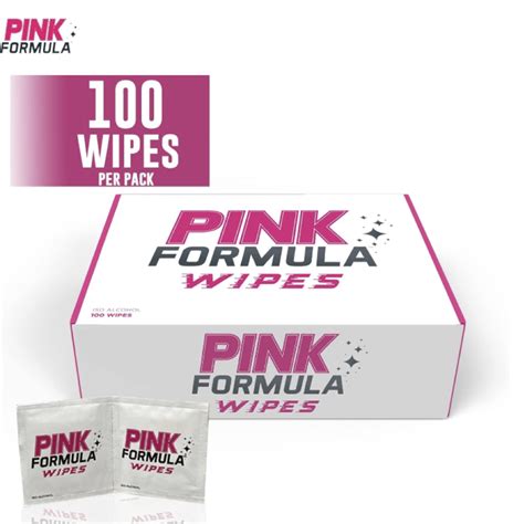 Pink Formula Wipes Lilis Glass