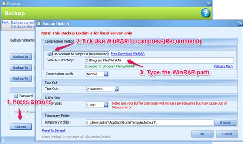 Troubleshooting Backup Errorthe Database Is Larger Than 2gb Autocount Resource Center