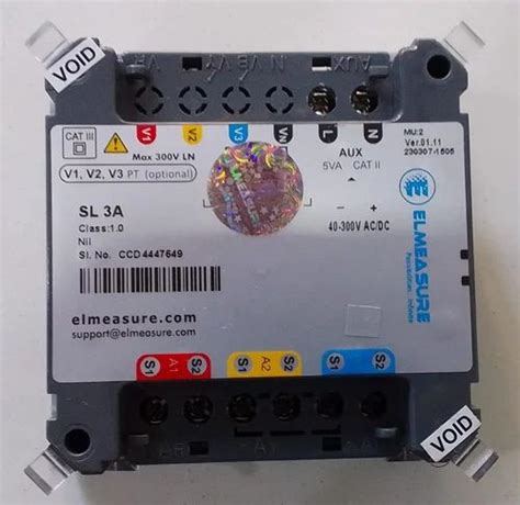Elmeasure Sl 3a Ammeter At Rs 2266piece Digital Energy Meter In