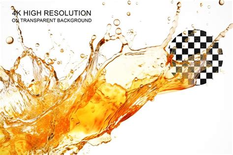 Premium Psd Refreshing Beer Drops Splash Into A Drinking Glass