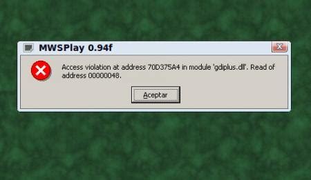 Mws Play O F Error Access Violation At Address Techyv