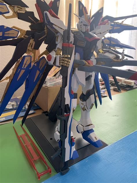 completed pg strike freedom r gunpla