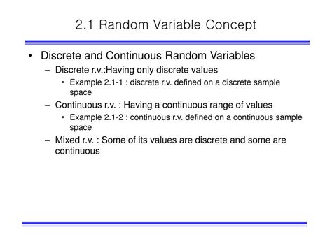Ppt 2 1 Random Variable Concept Powerpoint Presentation Free