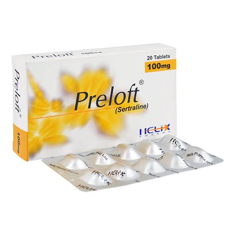 Preloft 100mg Tablets Box