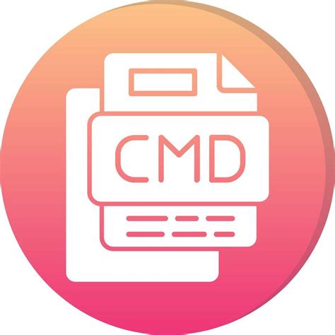 Cmd File Circle Icon 47348613 Vector Art At Vecteezy