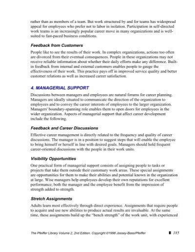 Developmental Assignments