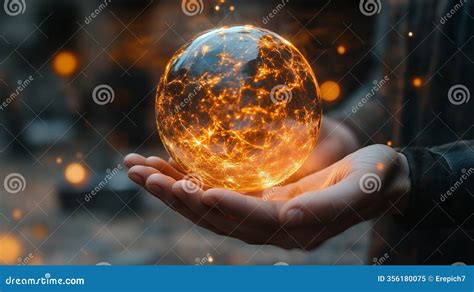 Understanding Quantum Physics Through Visual Representation And Energy Effects Stock Image