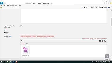 Scorm Package Troubleshooting Moodlearning Wiki