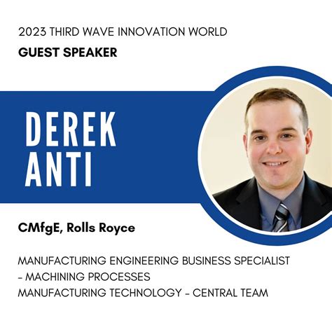 Trent Woodcock On Linkedin In May Derek Anti From Rolls Royce Will Be