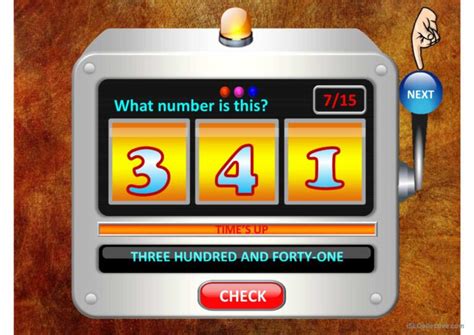 Numbers Machine General Readin… Français Fle Powerpoints
