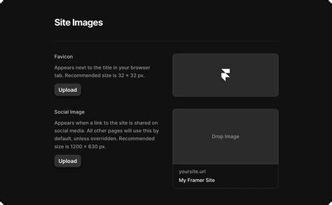 Adding Icons And Setting Up A Favicon Framer Help